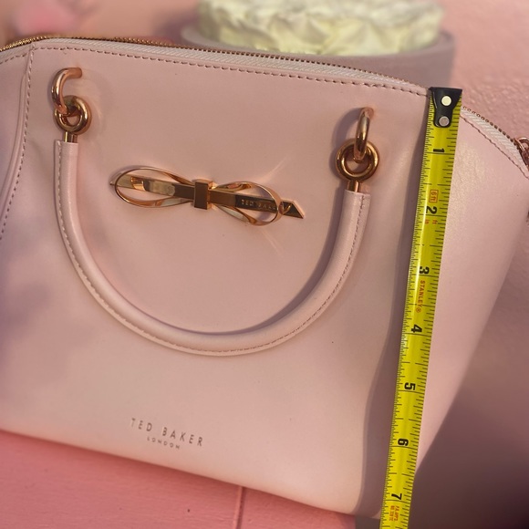 Ted Baker | Bags | Ted Baker Purse Light Pink Nwot Metal Handles Sturdy ...